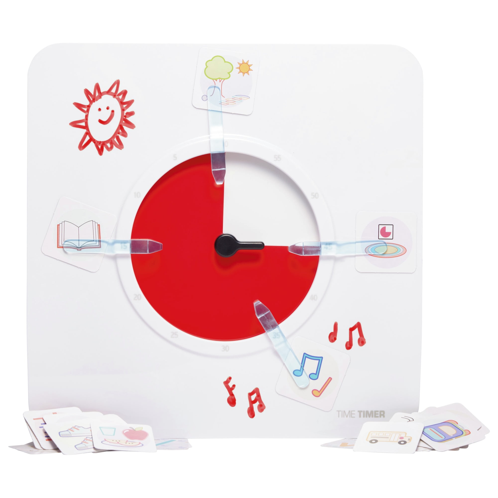 Time Timer Original 8 Inch + Visual Scheduler - Walmart.com