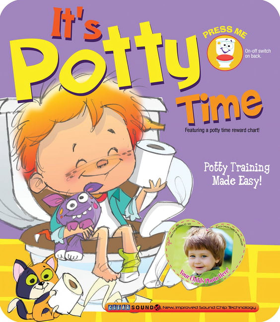 Time To...Book: It's Potty Time for Boys (Board book) - Walmart.com