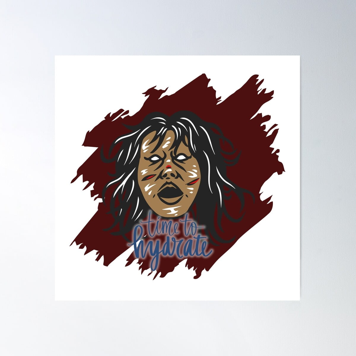 Time To Hydrate Poster Wall Art, Modern Wall Decor For Living Room ...