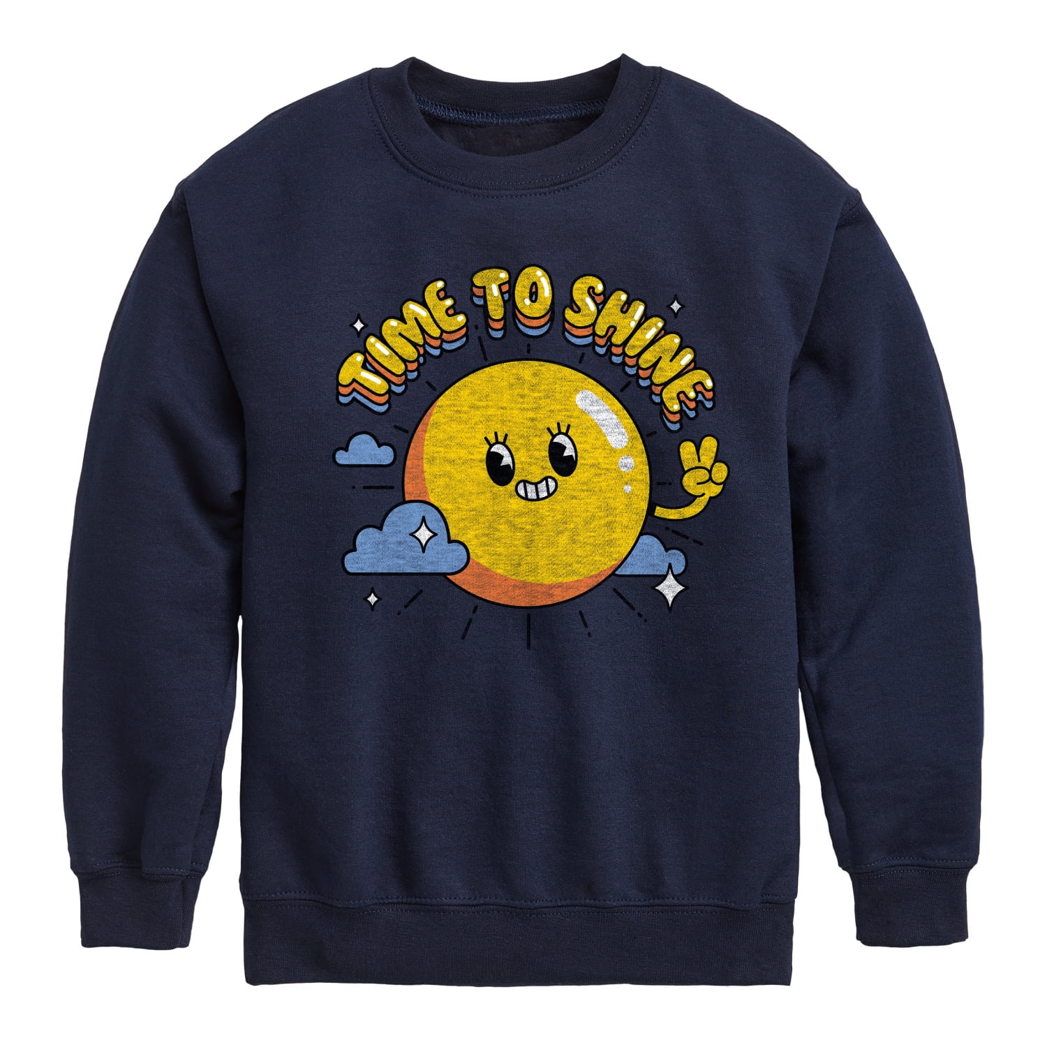Time To Shine - Kids Crew Fleece - Walmart.com