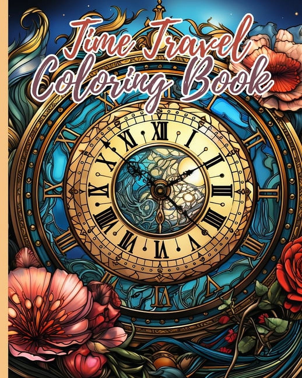 Time Travel Coloring Book: Time Travel Coloring Pages For Adults and ...