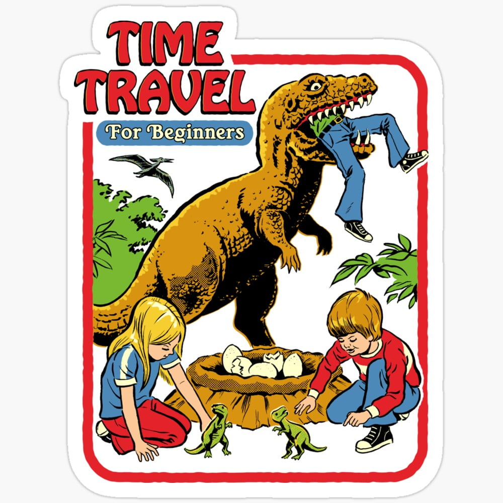 Time Travel For Beginners Sticker Phone Decal Water Bottle Stickers Car ...