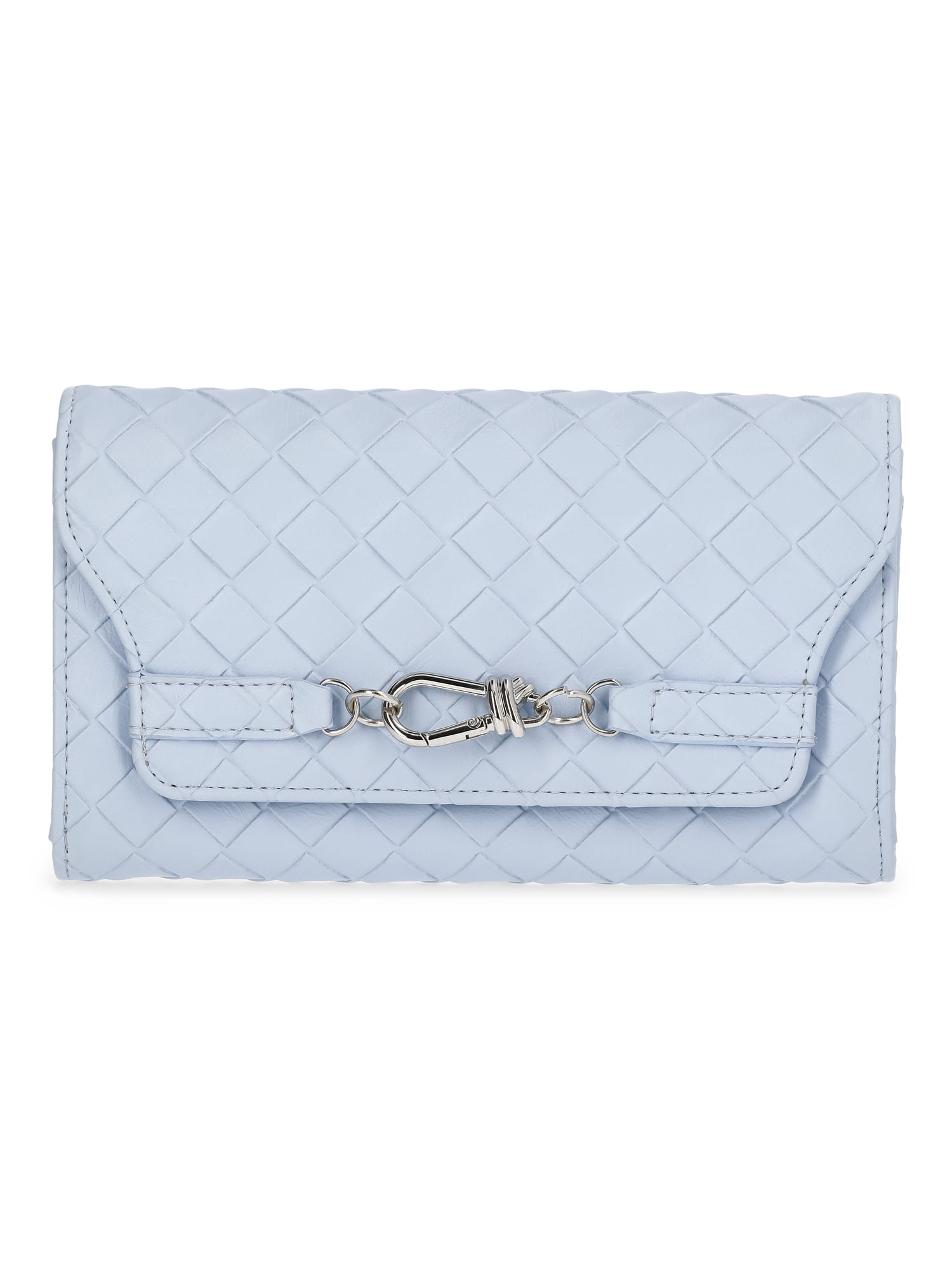 Time and Tru Women's Scarlet Envelope Wallet, Bashful Blue - Walmart.com