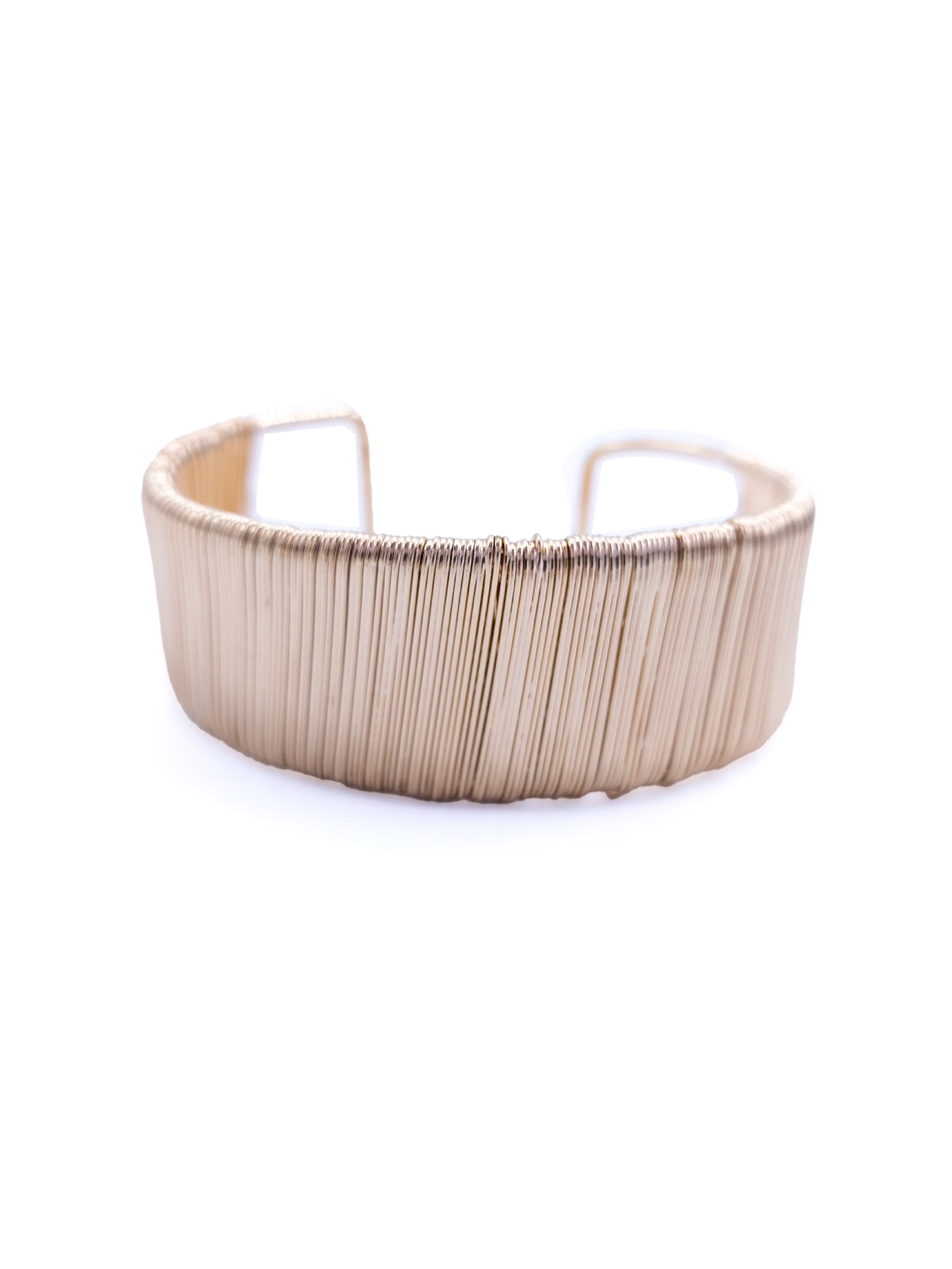 Time and Tru Women's Wrapped Metal Wire Cuff Bracelet - Walmart.com