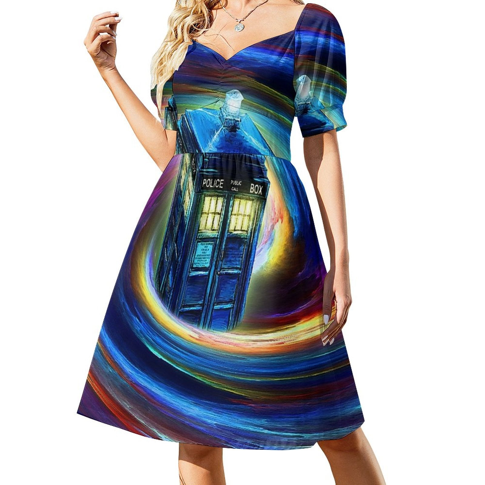Time Vortex Dress dresses for woman 2024 Woman clothes - Walmart.com