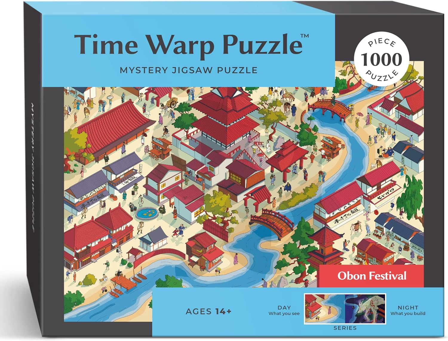 Time Warp Puzzle Mystery Jigsaw Puzzle 1000 Pieces for Adults Day Night ...
