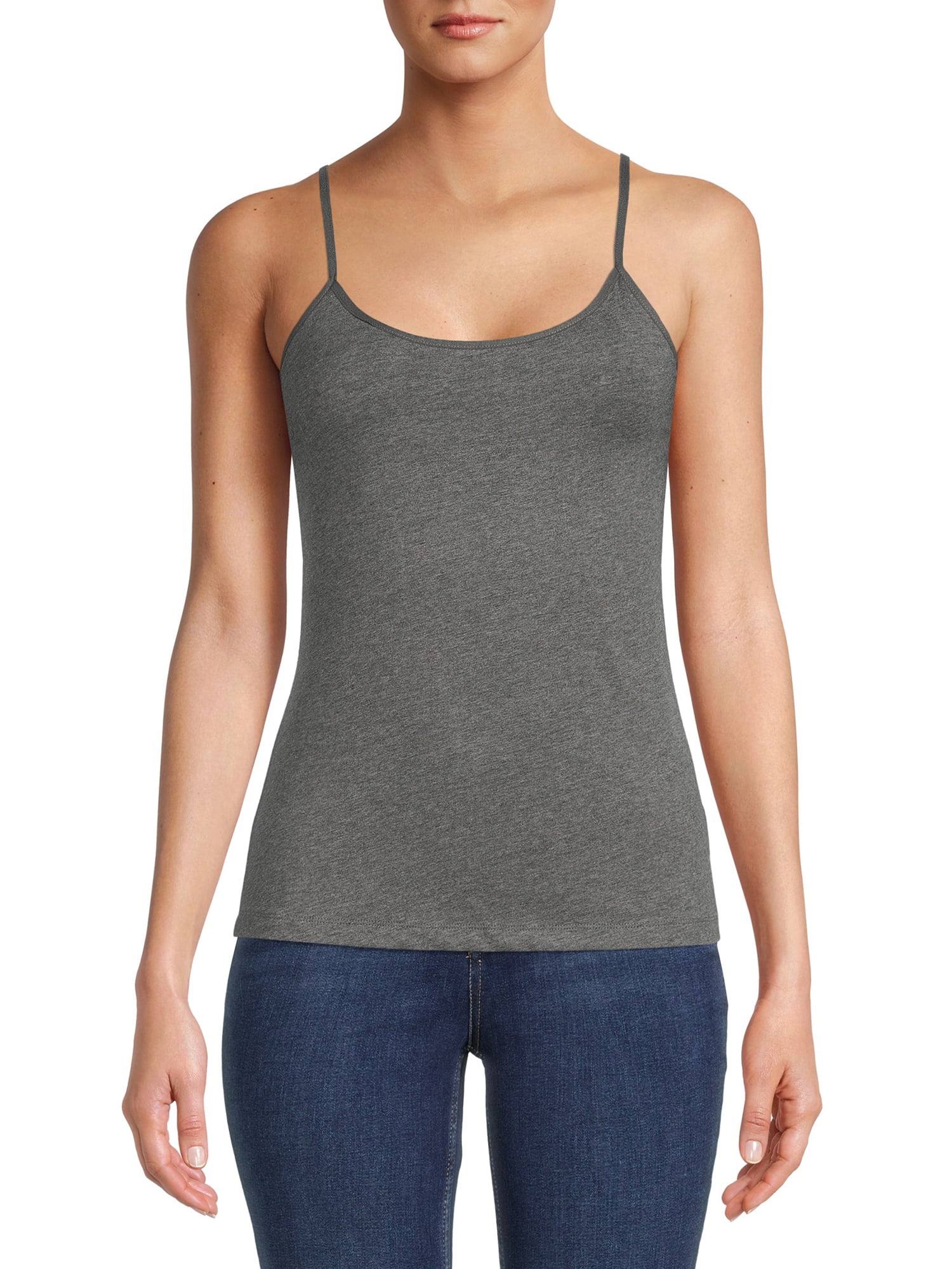 Time and Tru Adjustable Strap Cami Sizes XS-XXXL - Walmart.com