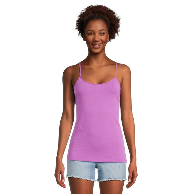 Time and Tru Adjustable Strap Cami - Walmart.com