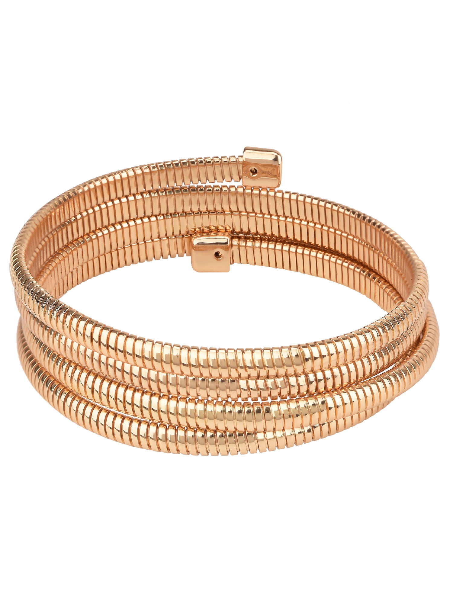 Time and Tru Adult Female Omega Coil Gold-Tone Bracelet - Walmart.com