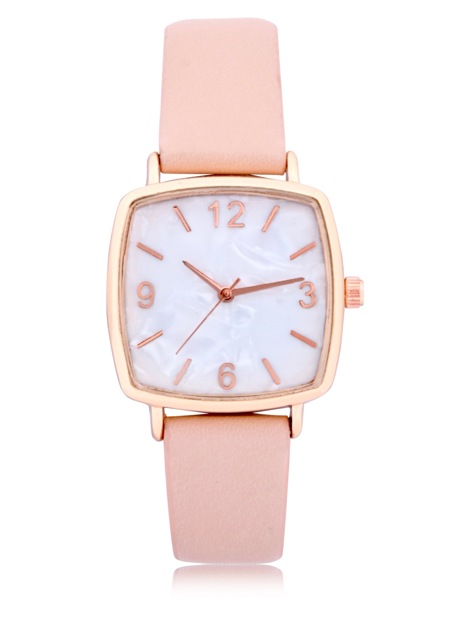 Time and Tru Adult Female Watch in Rose Gold with MOP Dial and Blush ...