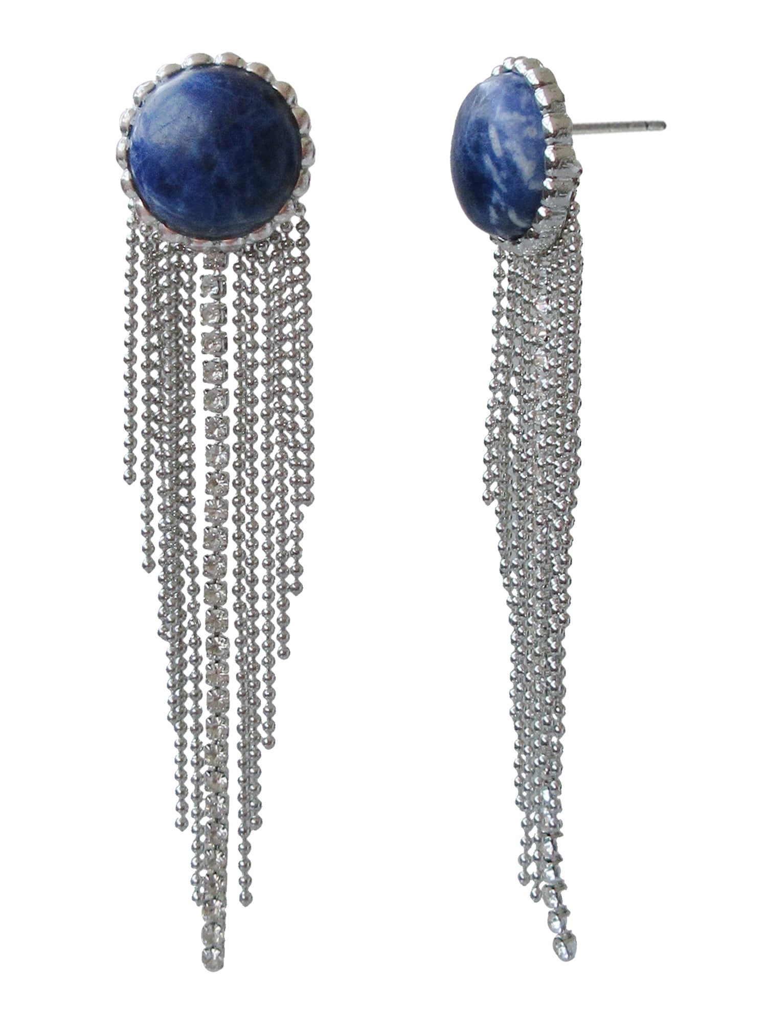 Time and Tru Blue Lapis/Silver Zinc Alloy/Brass/Synthetic Stone/Glass ...