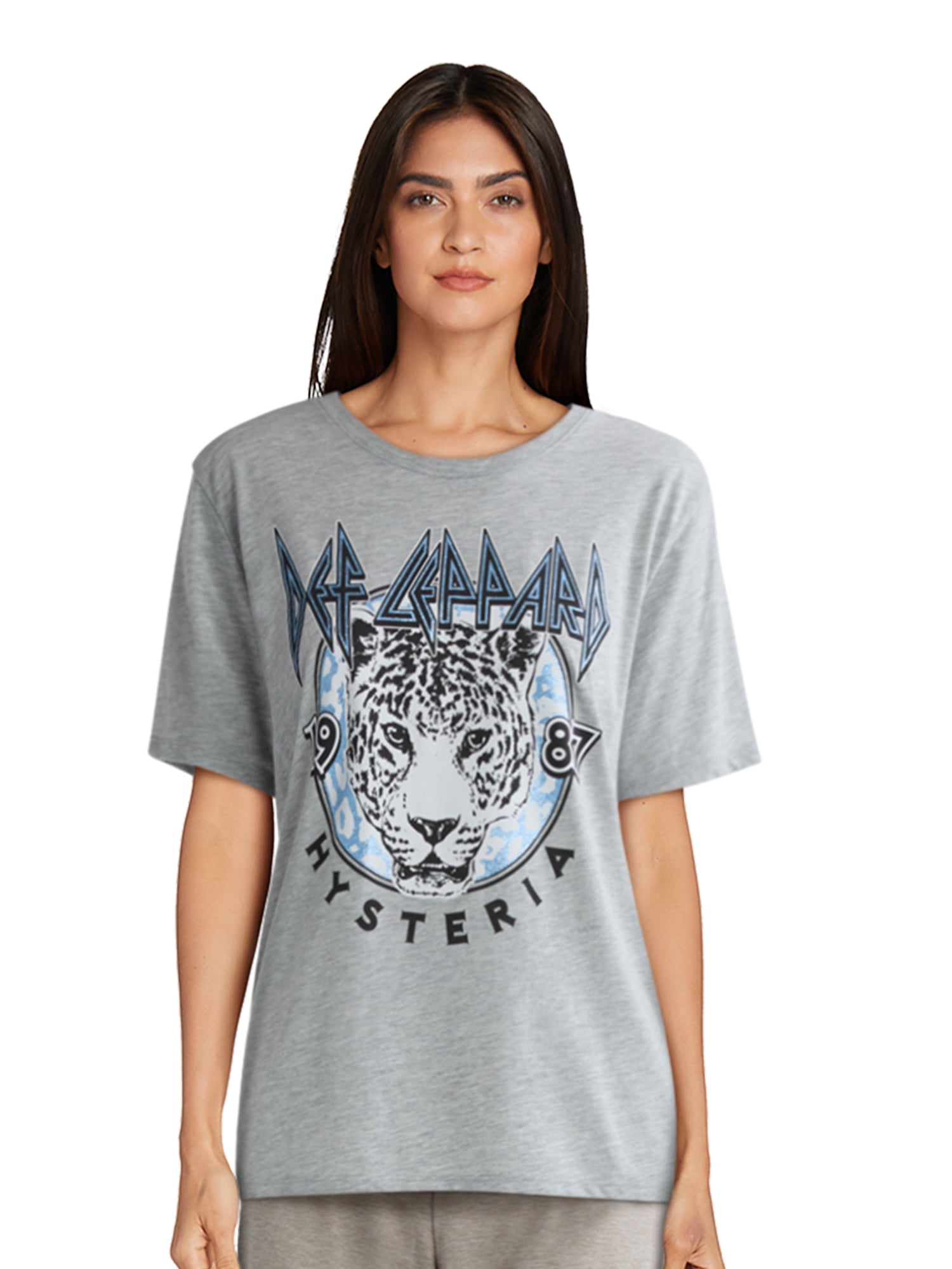 Time and Tru Def Leppard Hysteria Graphic Print T-Shirt, Sizes S-XXXL ...