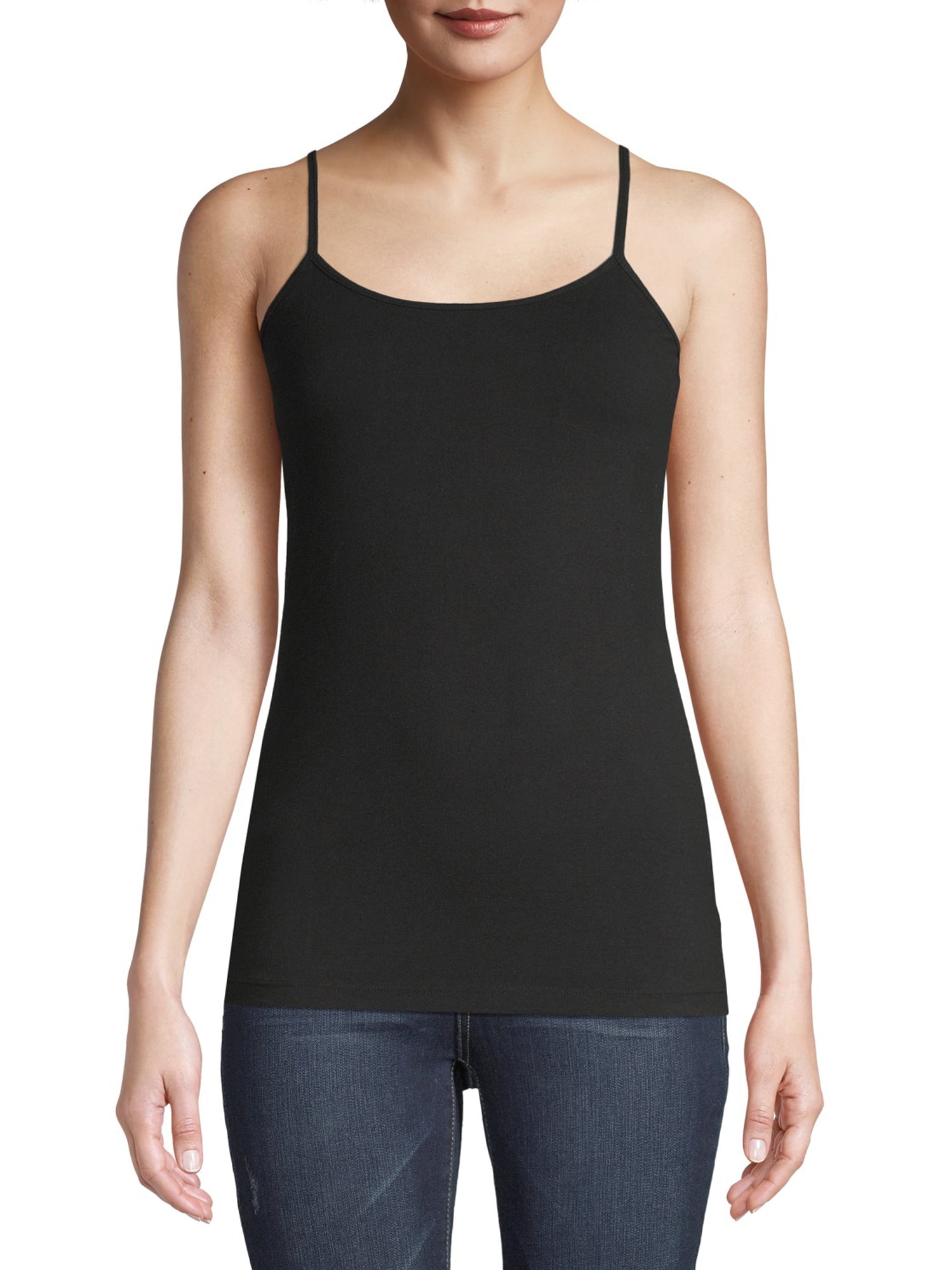 Time and Tru Knit Layering Cami - women's Sleeveless Camisole - Walmart.com