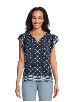 Time and Tru Womens Tops in Womens Clothing - Walmart.com