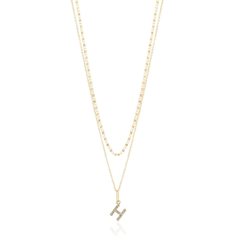 Time and tru initial necklace store