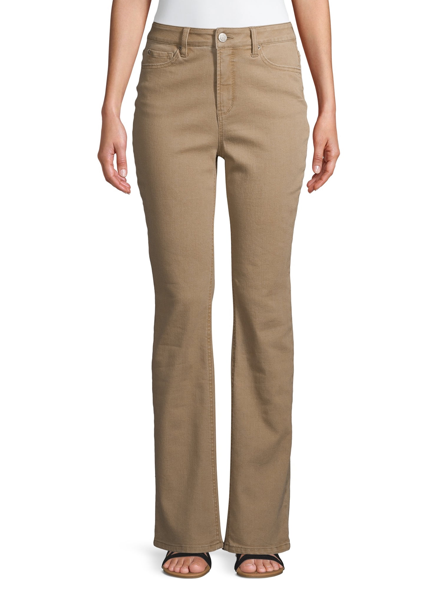 Time and Tru High Rise Bootcut Jean - Walmart.com