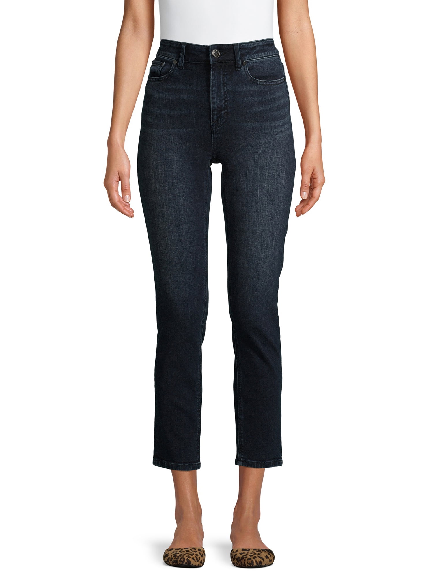 Time and Tru High Rise Slim - Walmart.com