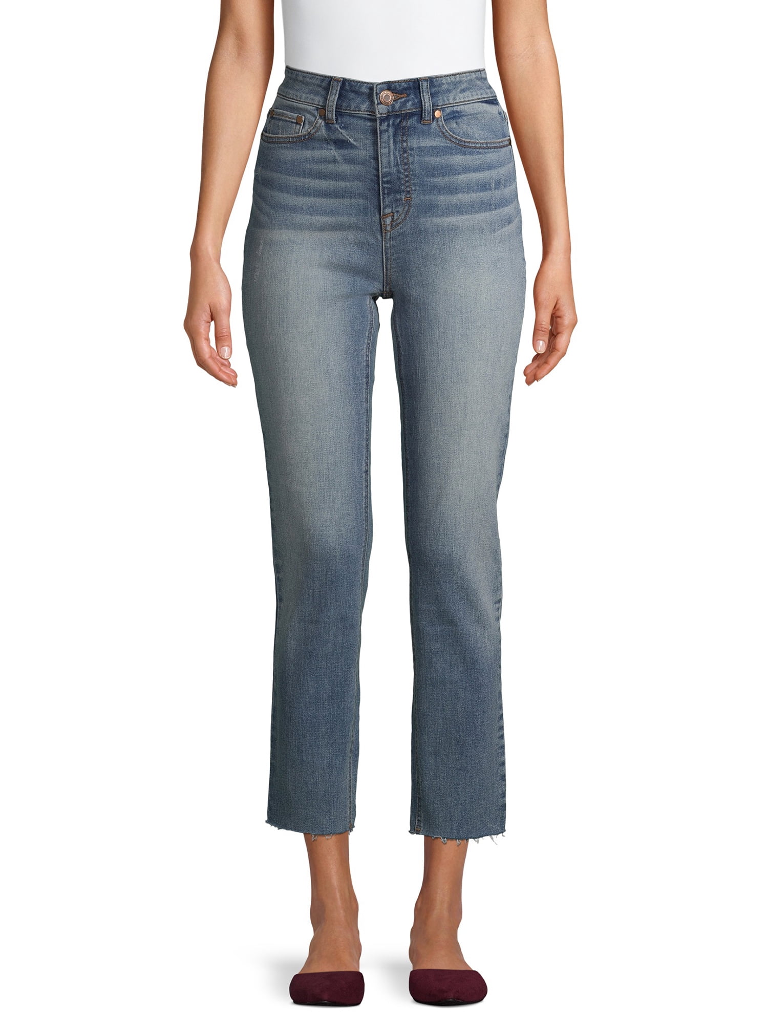 Time and Tru High Rise Slim - Walmart.com