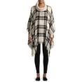 Time and Tru Ladies Heritage Poncho - Walmart.com