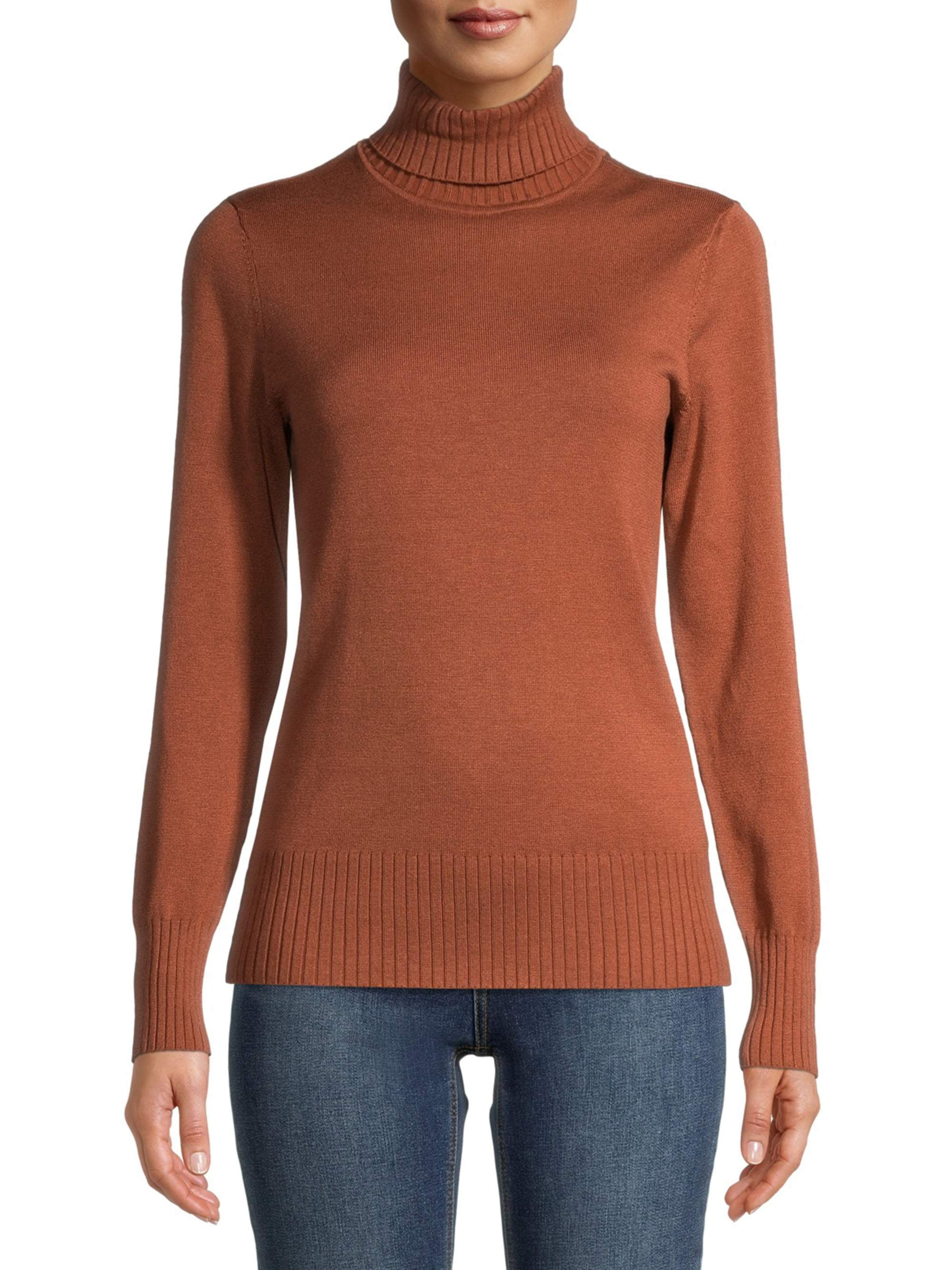 Time and Tru Long Sleeve Pullover Regular Sweater - Walmart.com