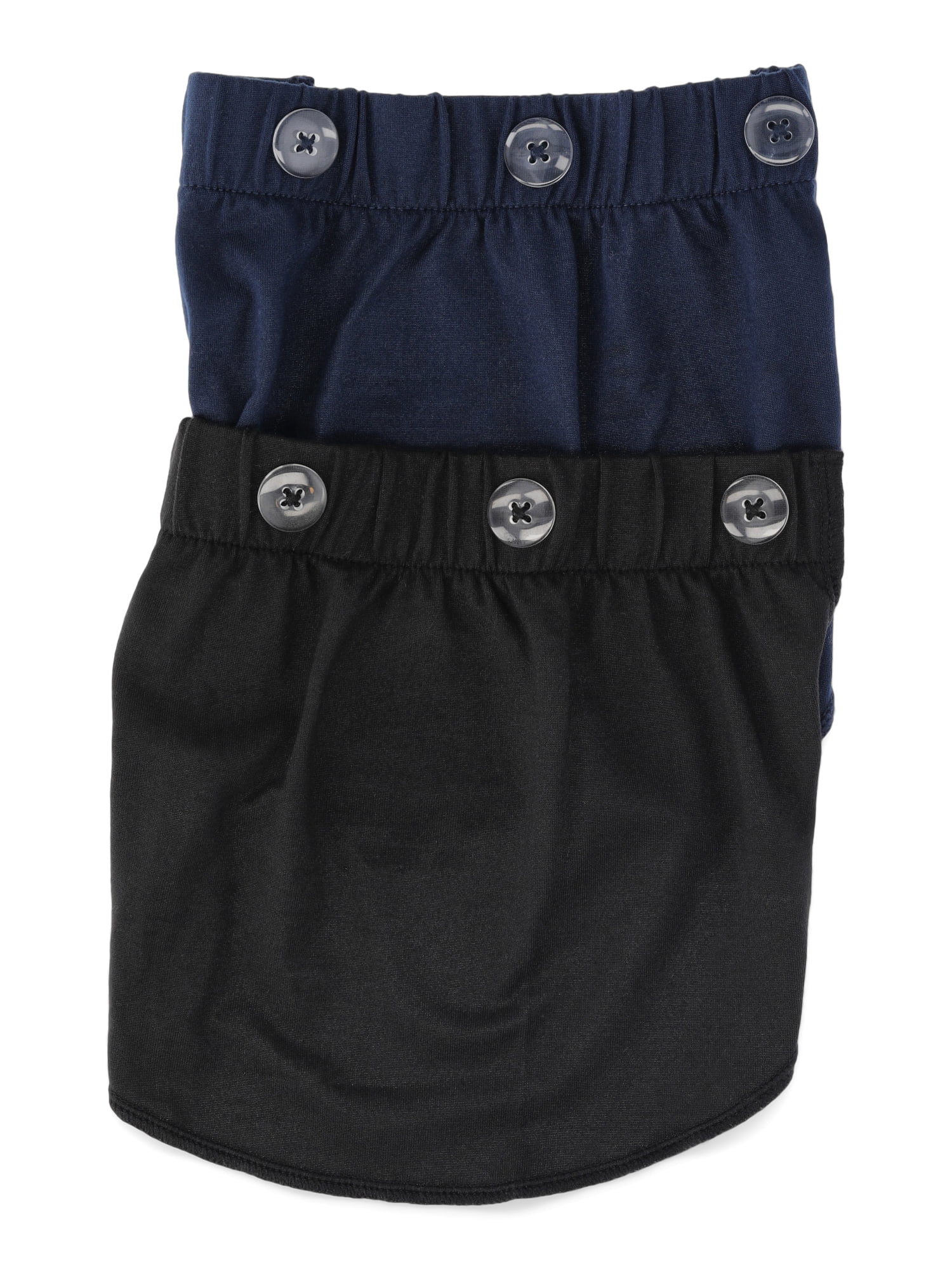 Time and Tru Maternity Adjustable Button Pants Extenders 2-Pack Cotton ...