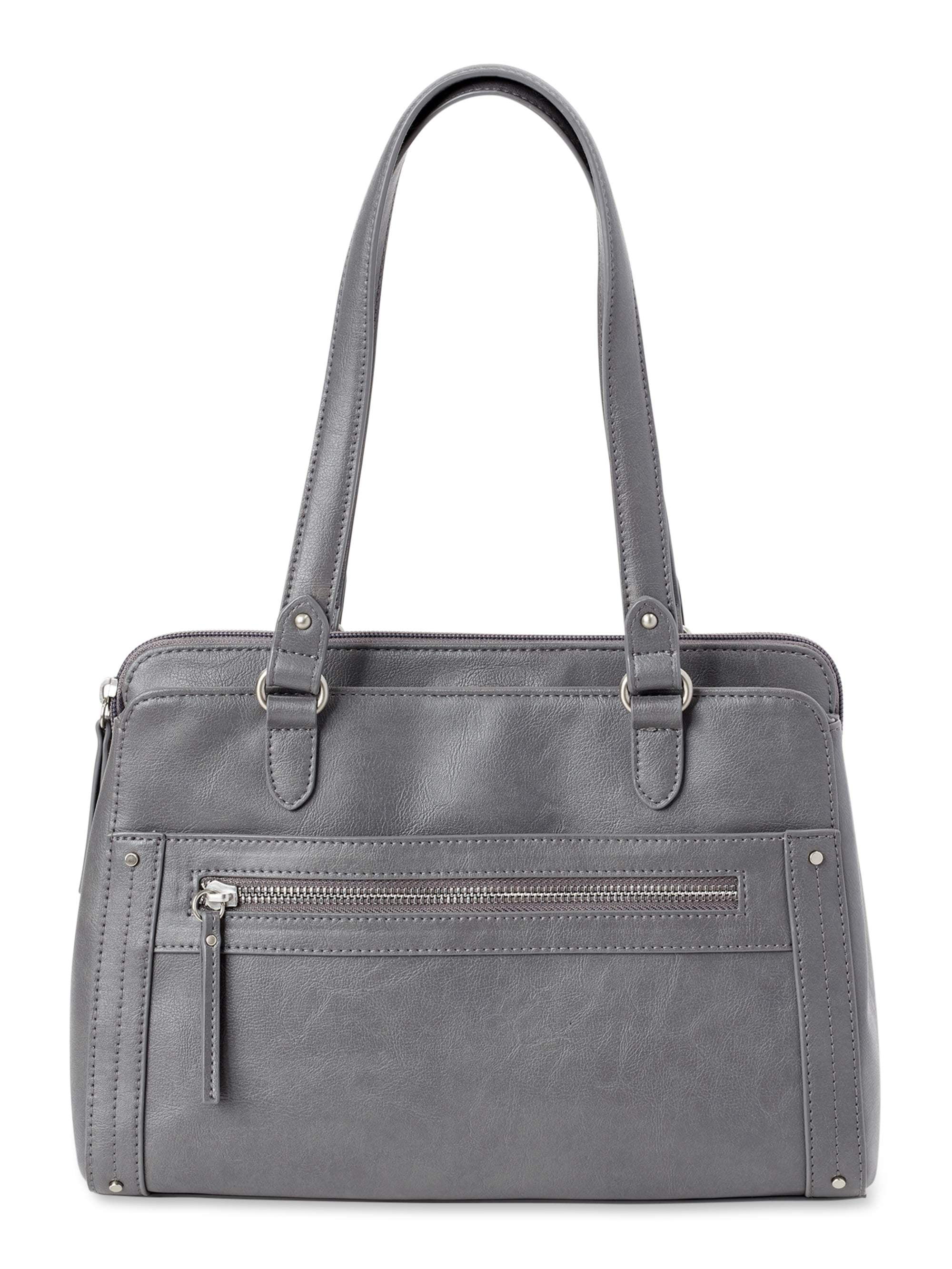 Time and Tru Multi-Compartment Faith Satchel Bag - Walmart.com