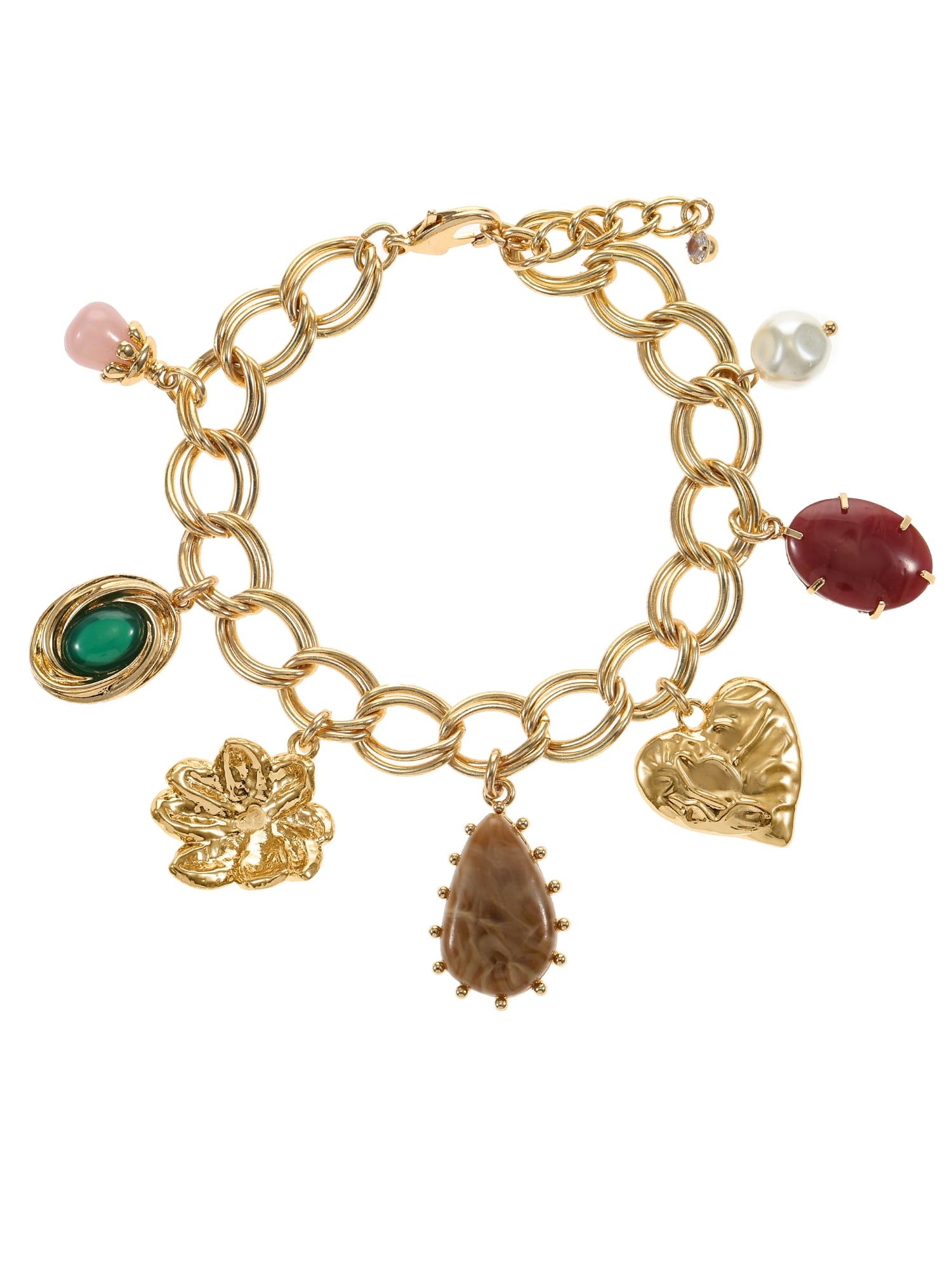Time and Tru Multicolored Charm Bracelet, 1 Piece - Walmart.com