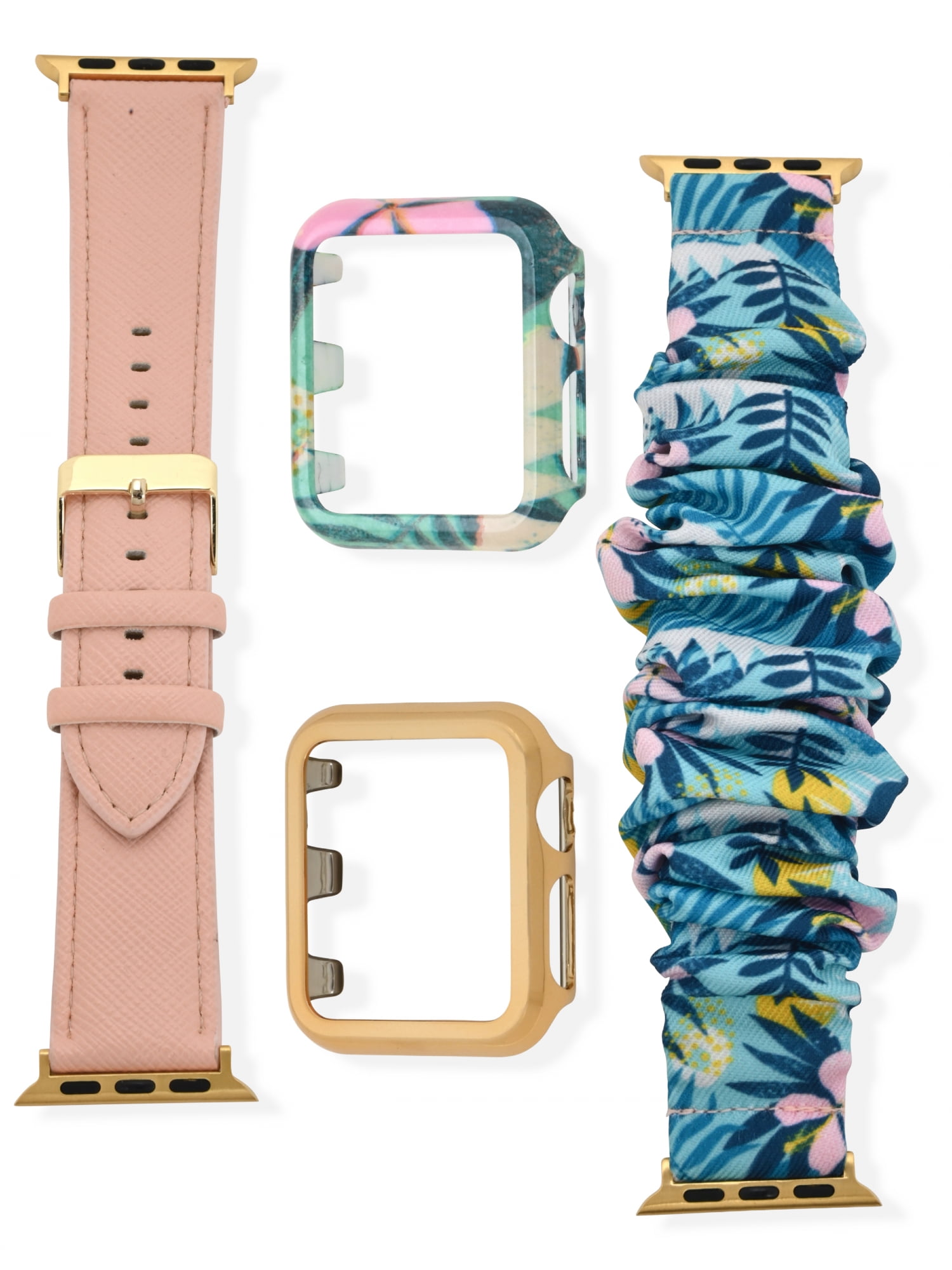 Time & Tru Watch Band and Scrunchie Set for Apple Watch - Pink Gold ...