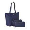 Time and Tru Women's 3-Piece Handbag Set Dark Iris - Walmart.com