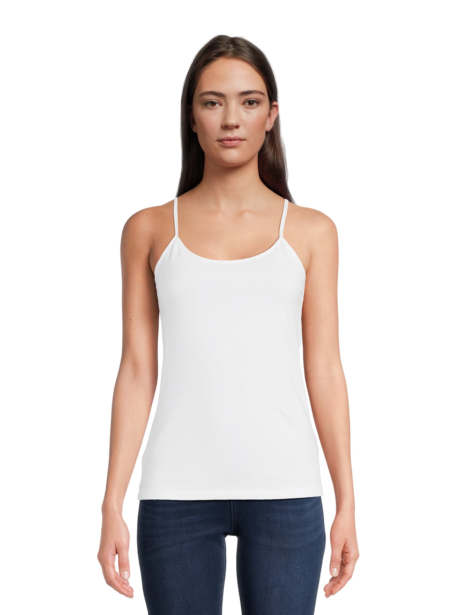 Time and Tru Women's Adjustable Strap Cami, 5-Pack - Walmart.com