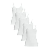 Time and Tru Women's Adjustable Strap Cami, 5-Pack - Walmart.com
