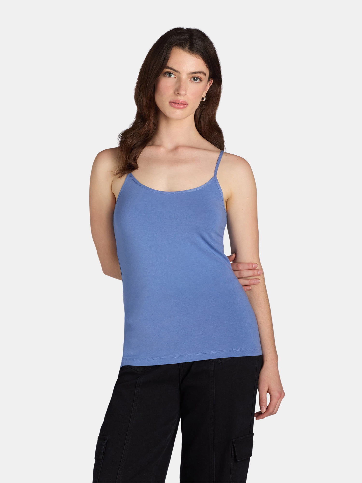 Time and Tru Women's Cami with Adjustable Straps, Sizes XS-XXXL ...