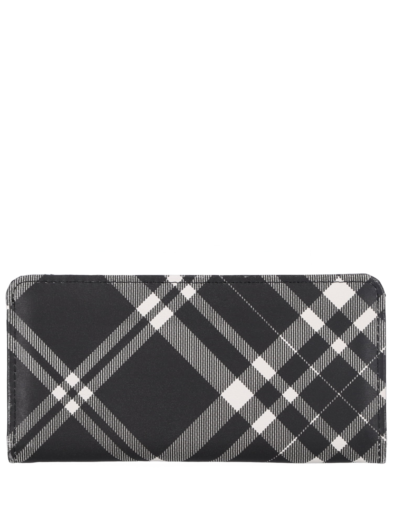 Time and Tru Women's Alexandra Slim Tab Wallet, Plaid - Walmart.com