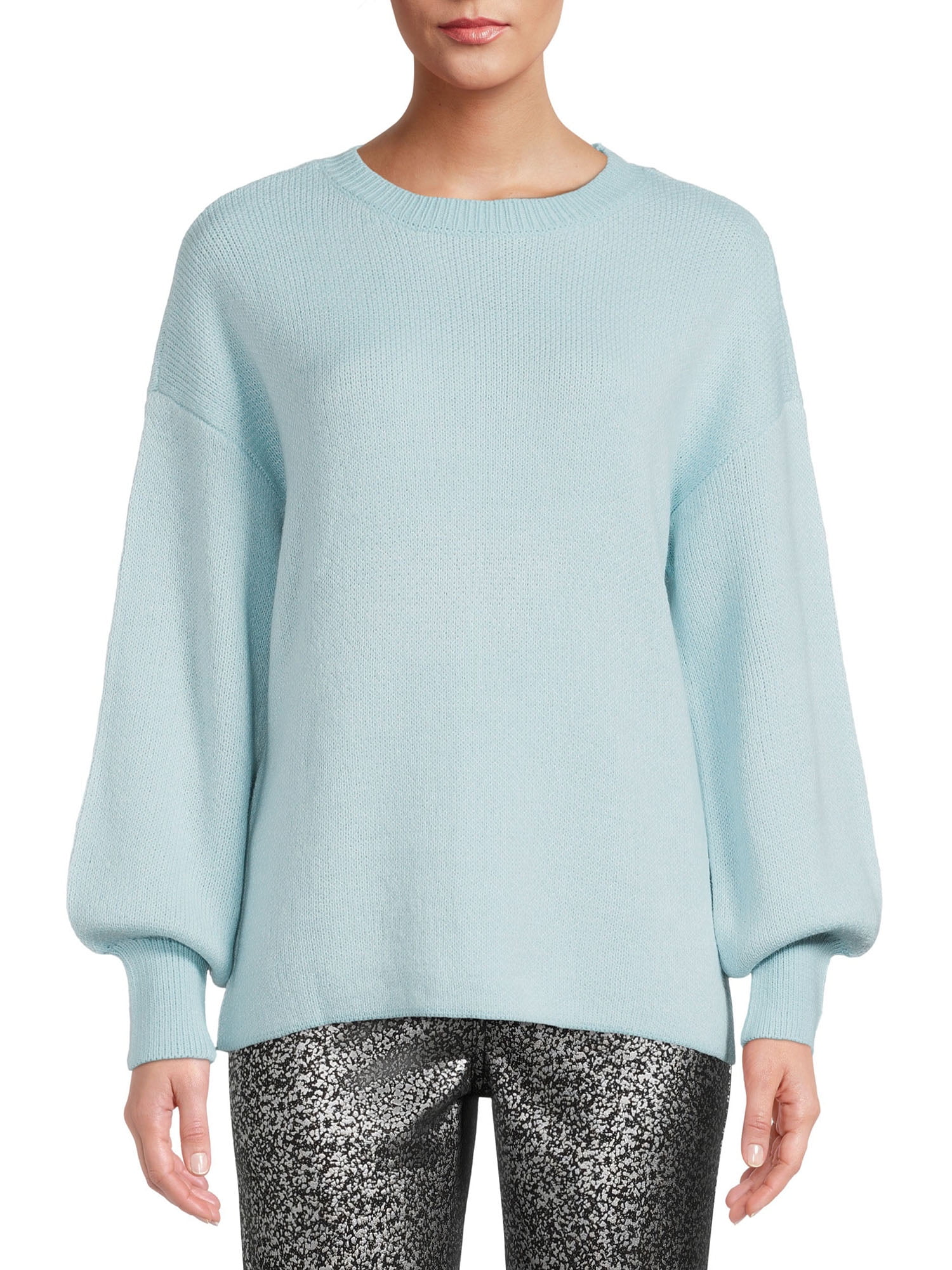 Time and Tru Women's Birdseye Sweater - Walmart.com