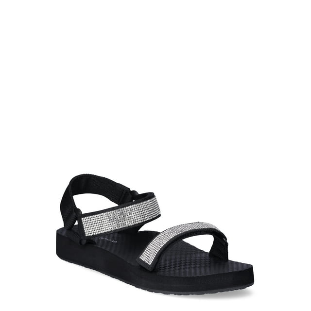 Time and Tru Women's Bling Nature Sandals, Sizes 6-11 - Walmart.com
