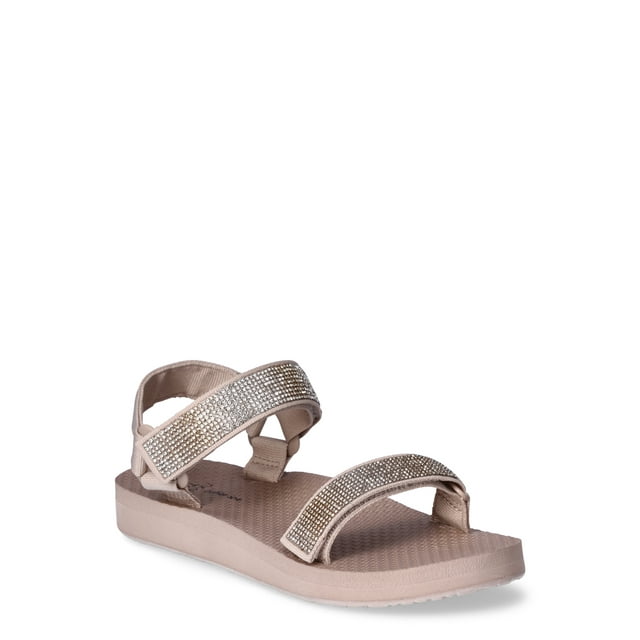 Time and Tru Women's Bling Nature Sandals, Sizes 6-11 - Walmart.com