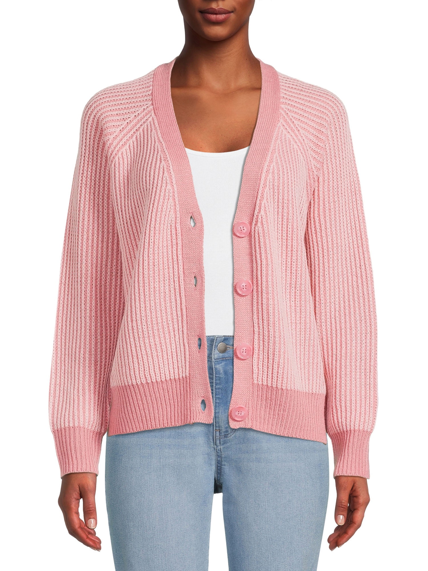 Time and Tru Women's Boyfriend Cardigan - Walmart.com