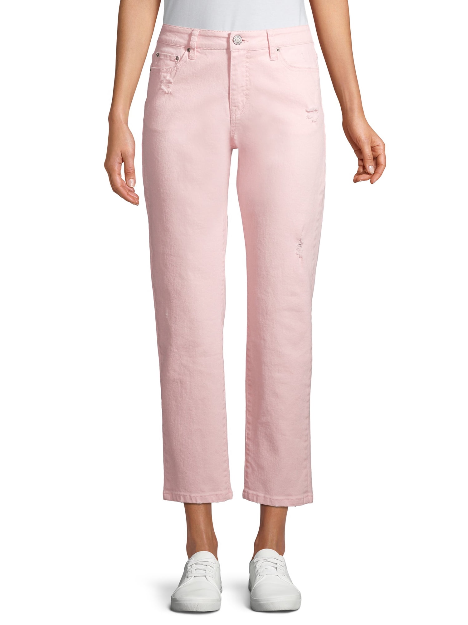 Time and Tru Women's Boyfriend Jeans - Walmart.com