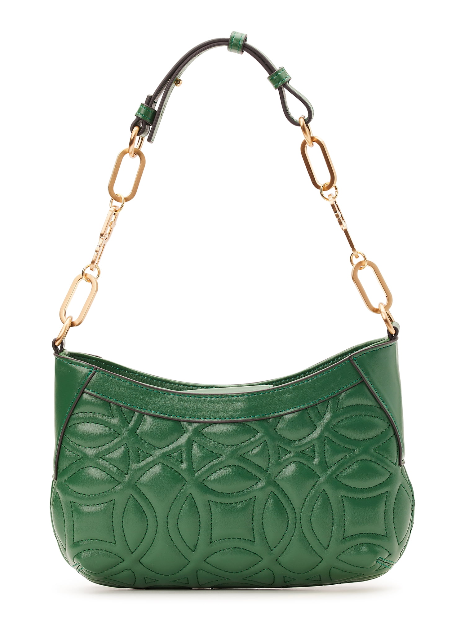 Time and Tru Women's Bryant Quilted Shoulder Bag, Green - Walmart.com