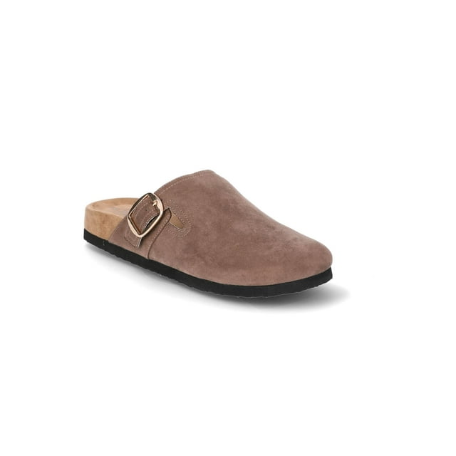Time and Tru Buckle Clogs - Cozy Corduroy Slip-Ons - Walmart.com
