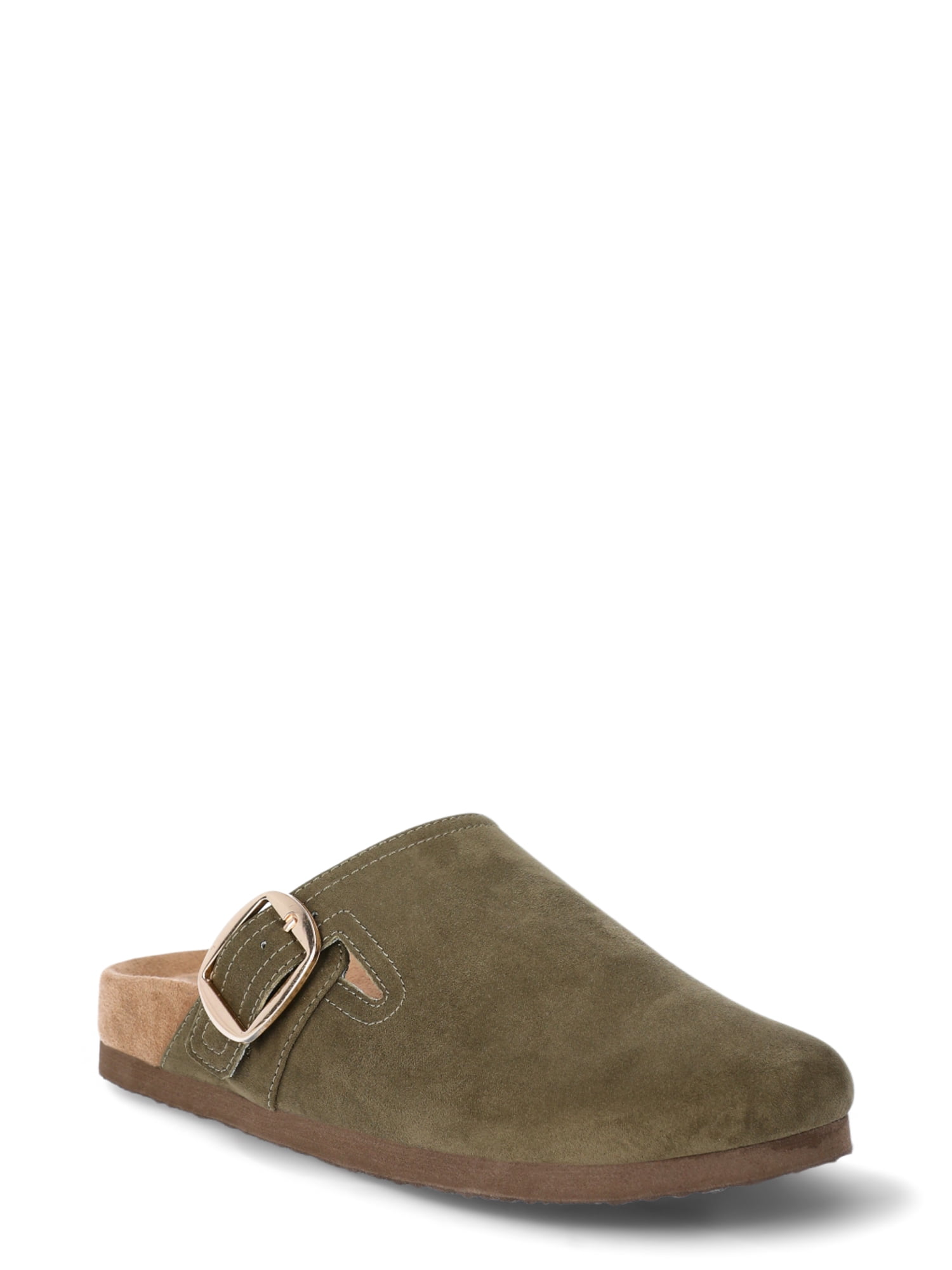 Time and Tru women's Buckle Clogs - Cozy Corduroy - Walmart.com