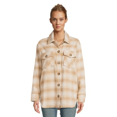 Time and Tru Women's Shacket - Walmart.com