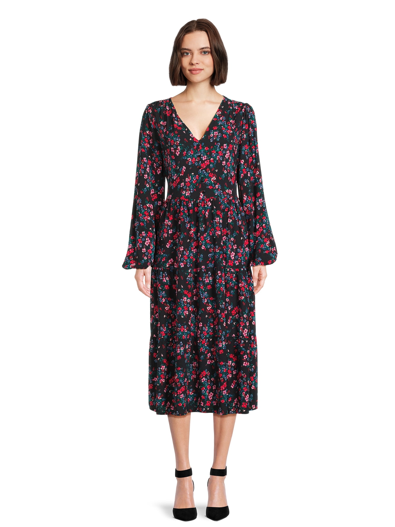 Time and Tru women's Button Front Dress, XS-XXXL - Walmart.com