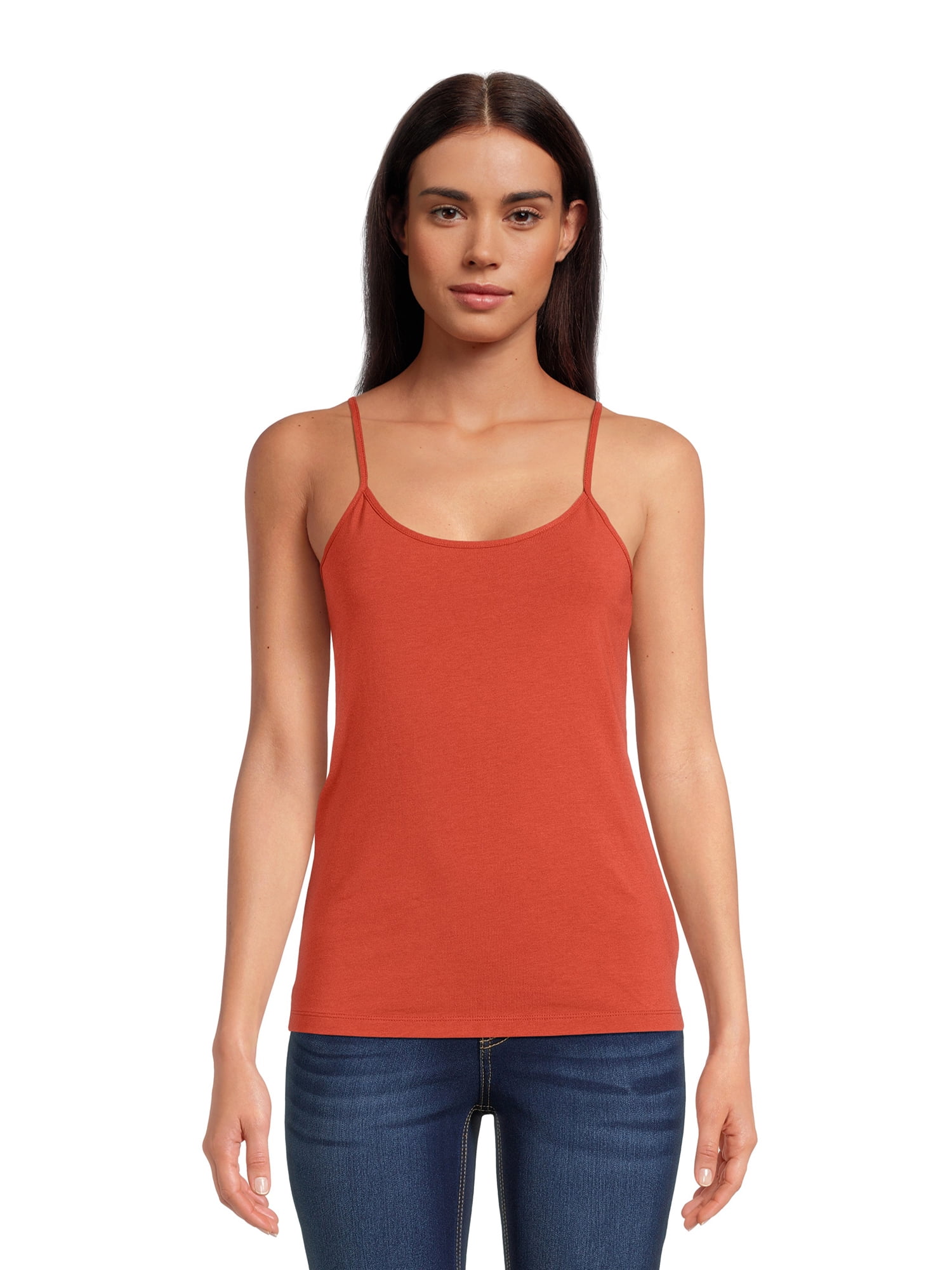 Time and Tru Women's Cami with Adjustable Straps, Sizes XS-XXXL ...