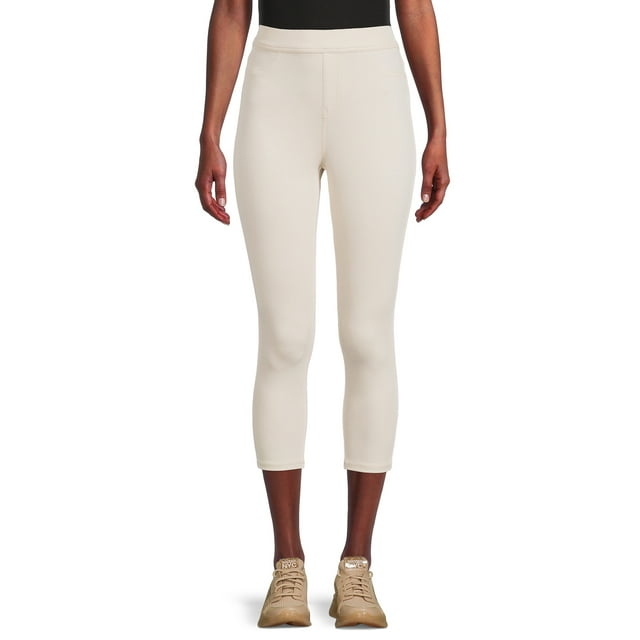 Time and Tru Women's Capri Jeggings, 23" Inseam, Sizes XS-3XL - Walmart.com
