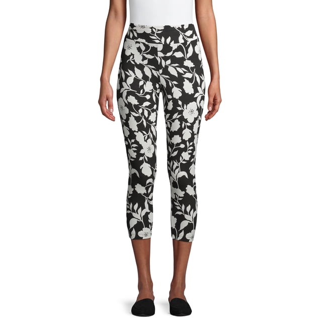 Time and Tru Women's Capri Leggings - Walmart Business Supplies