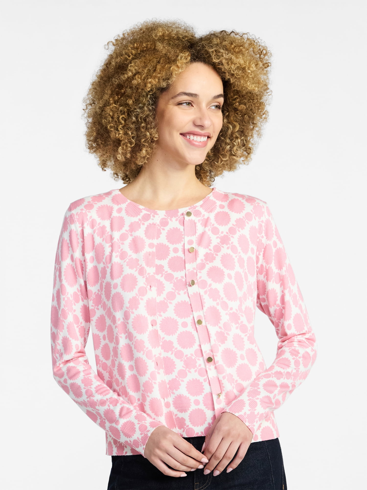 Time and Tru Women's Sleeveless Shell and Cardigan Twin Set, 2-Piece ...