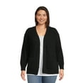 Time & Tru Women's Chenille Cardigan Sweater, Midweight, Polyester, XS ...