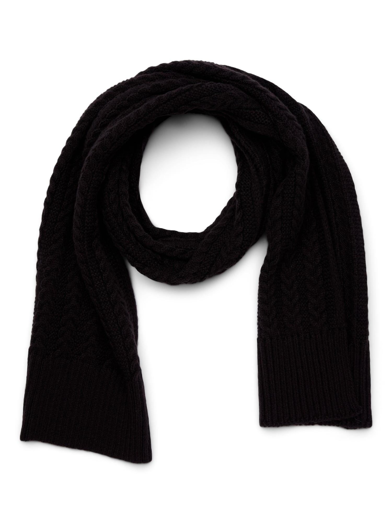 Time and Tru Women's Chevron Knit Cold Weather Scarf, One Size Fits ...