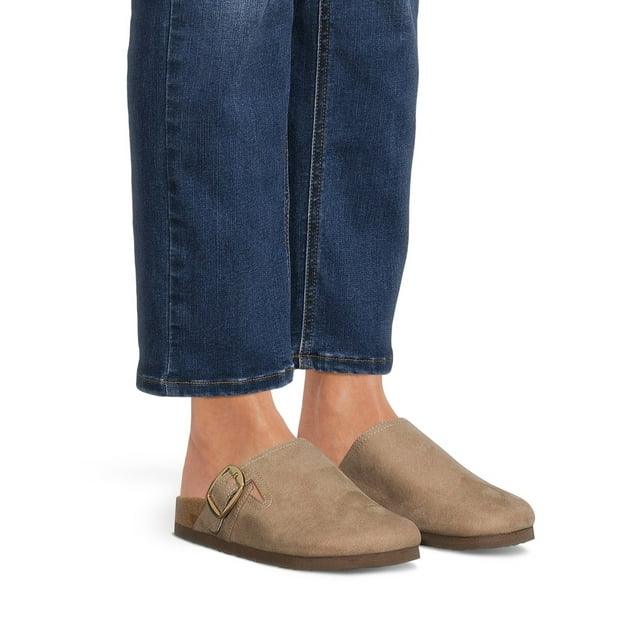 Time and Tru Women's Buckle Clogs, Sizes 6-11 - Walmart.com